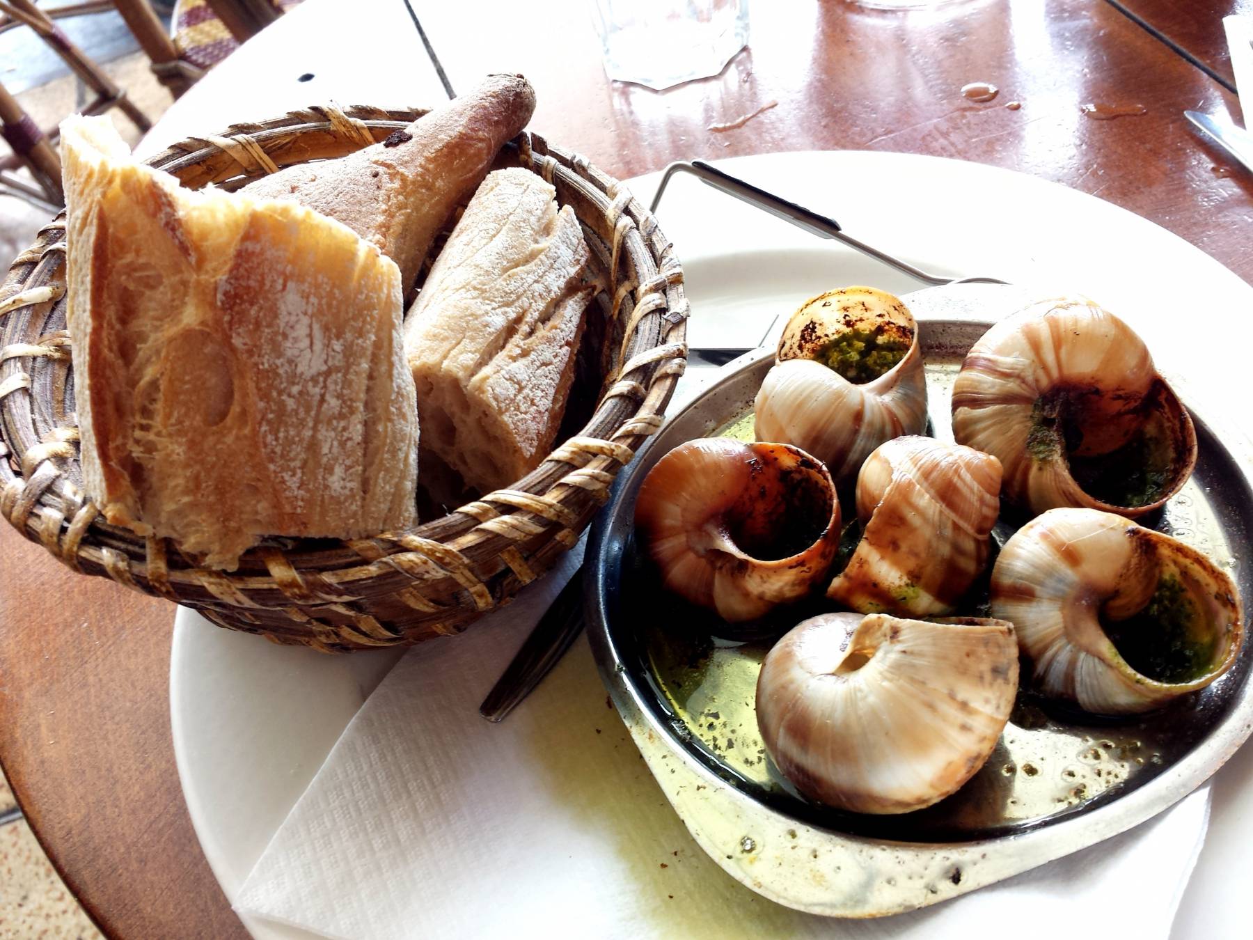 An Escargot Lunch - Desired Tastes